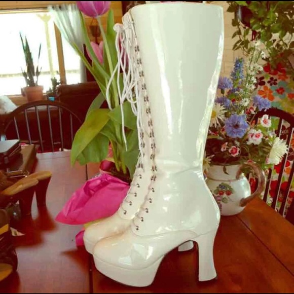 Shoes | Vintage Pleaser Style Boots In Excellent Condition | Poshmark